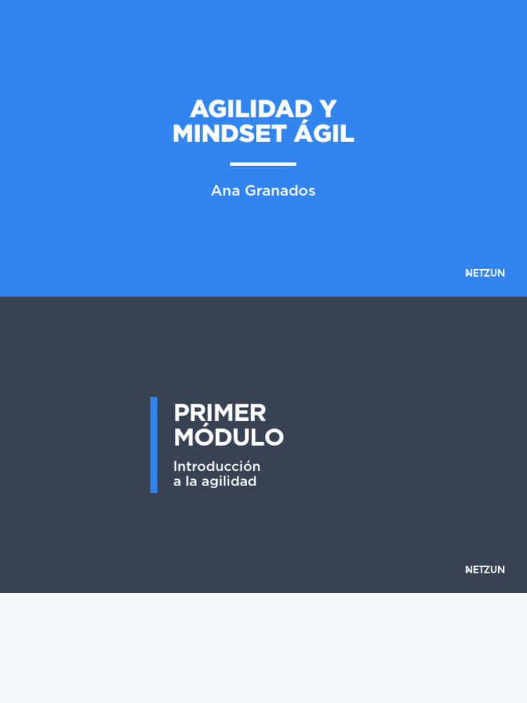 Agilidad y Mindset Ágil | PDF