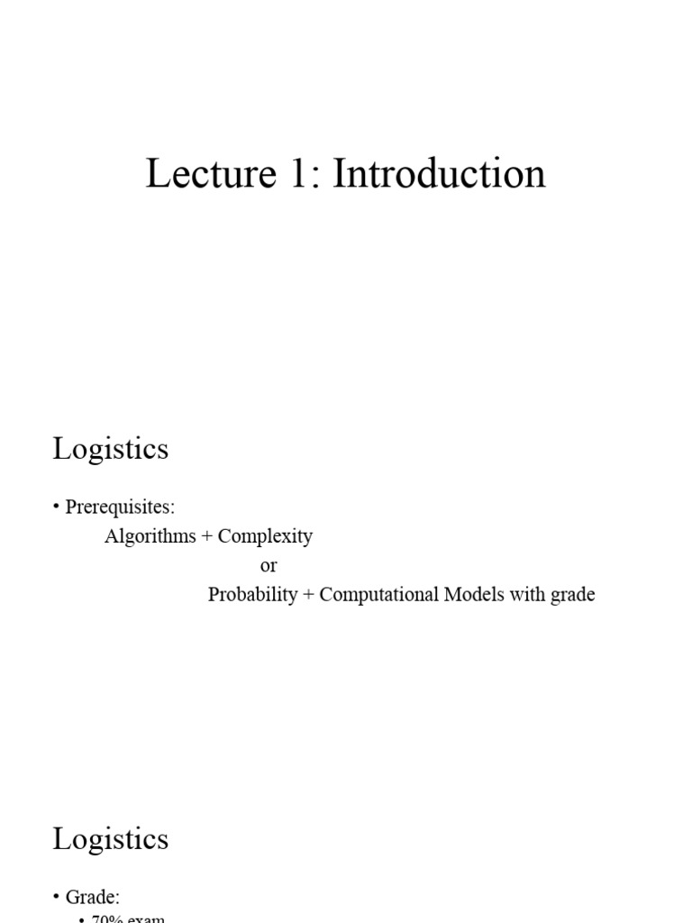 Lecture1 Intro Streaming | PDF | Teaching Methods & Materials | Computers