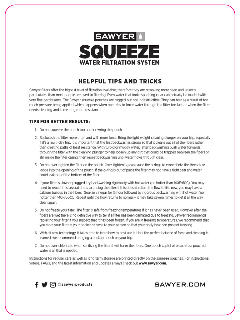 Squeeze-Filter-Tips-and-Tricks | PDF | Filtration | Chemical Engineering