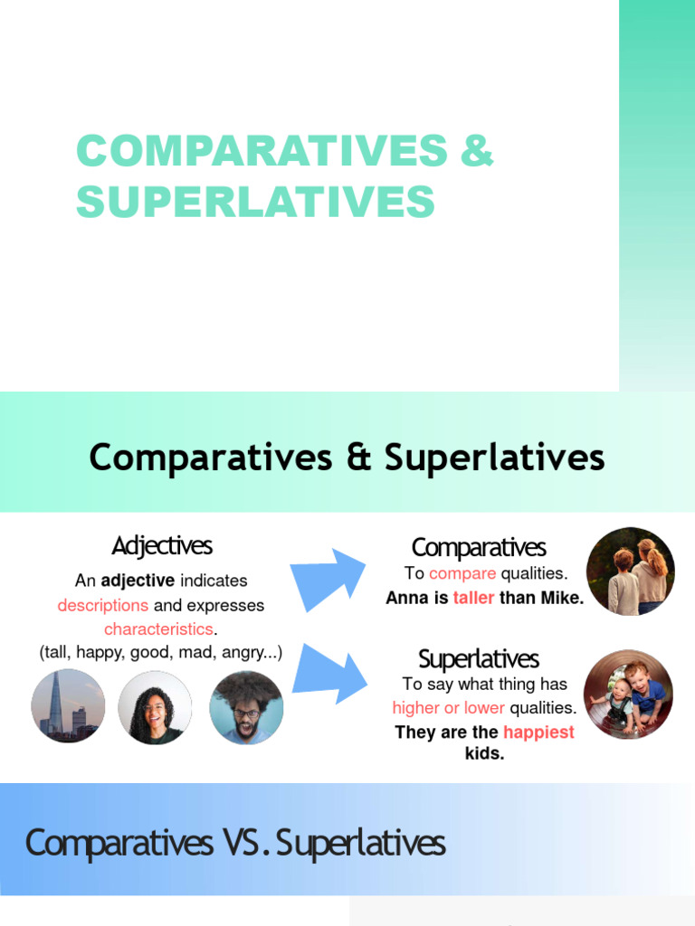 A2 - Comparative and Superlative | PDF