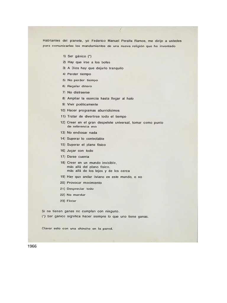 Manifiesto Gánico FM Peralta Ramos | PDF