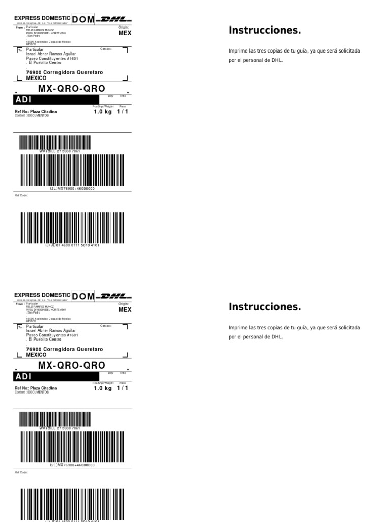 DHL 2759387061 | PDF