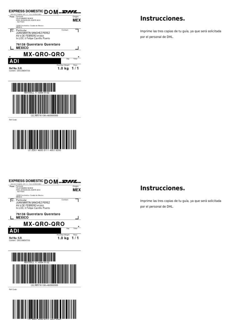 DHL 1140949132 | PDF