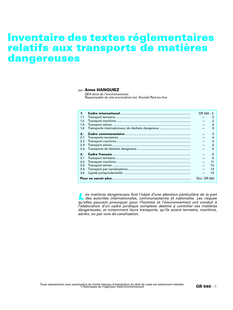 GR 560 | PDF | Sciences et mathématiques