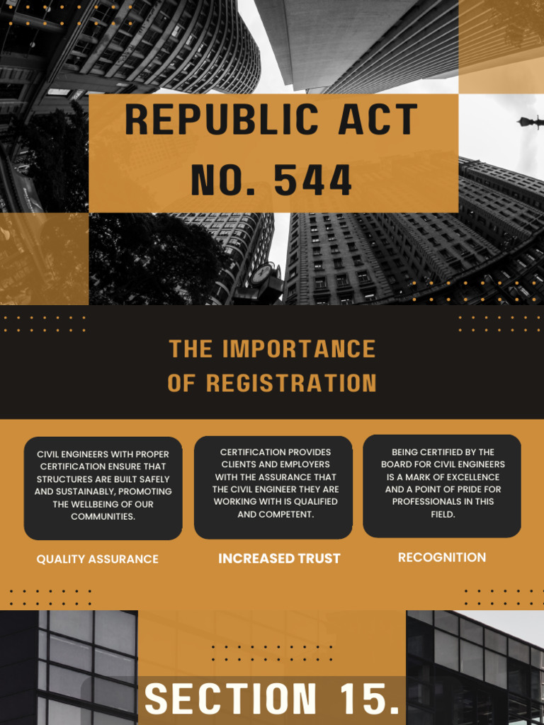 RA 544 Sec.15 21 | PDF | Engineer | Civil Engineering