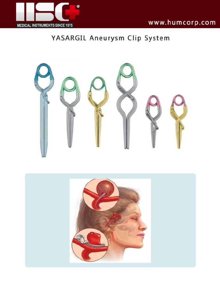 HSC - Aneurysm Clip System PDF | PDF