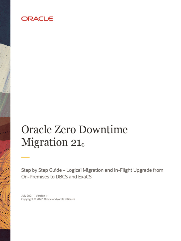 Oracle Zdm Logical Migration Step By Step Guide Pdf