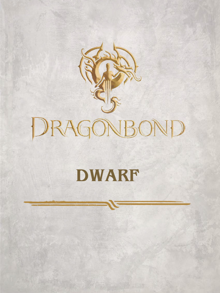 DB RPG Dwarf | PDF | Dwarf (Dungeons & Dragons) | Copyright