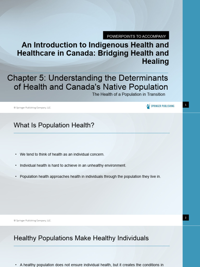 Indigenous Health - Chapter 5 PowerPoints | PDF | Gaia Hypothesis ...