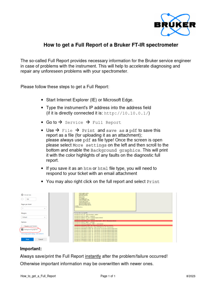 Bruker-BOPT-How To Get A Full Report For WebUpload | PDF | Computers