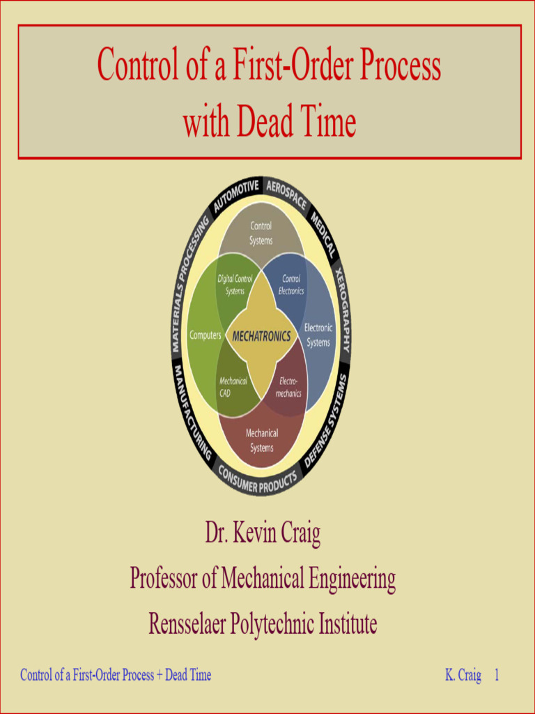 First-Order Process With Time Delay | PDF