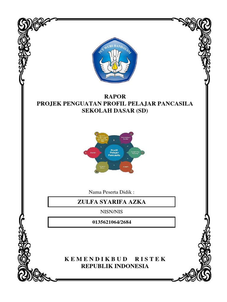 Projek Penguatan Profil Pelajar Pancasila Sekolah Dasar (SD) Rapor | PDF