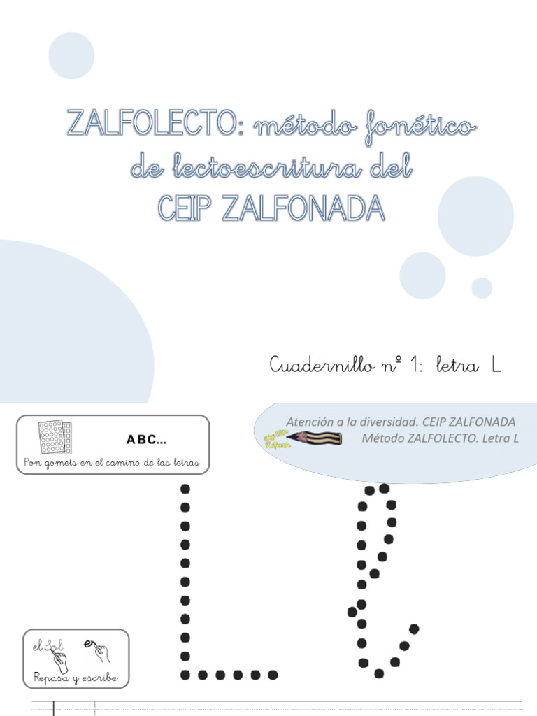 01 Lectoescritura L | PDF