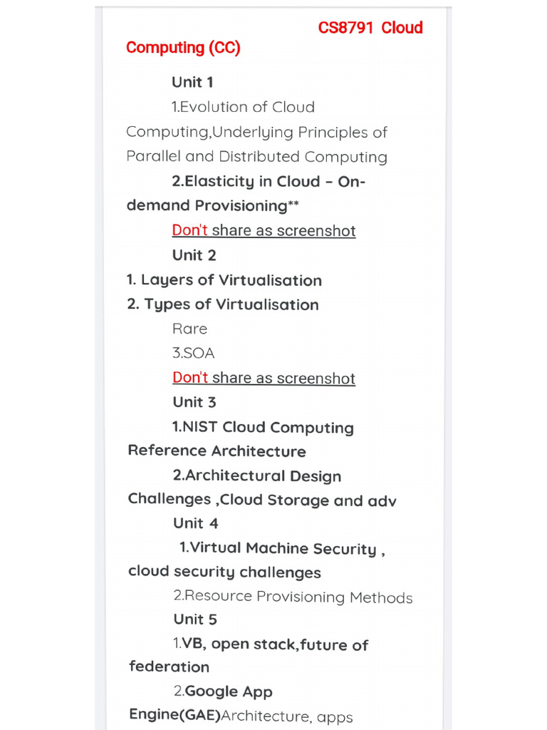CC Important 3 | PDF