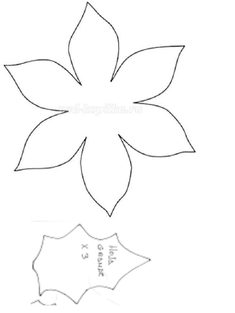 Moldes Flor Pascua | PDF