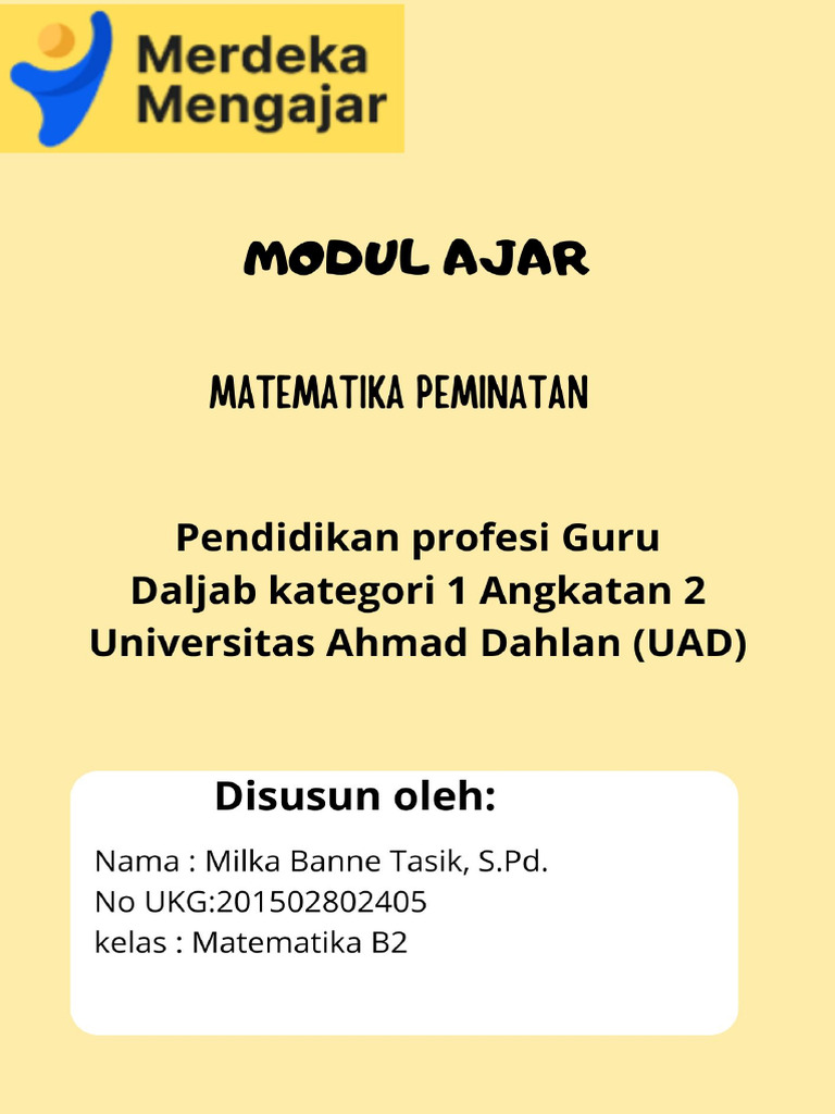 Modul Ajar Edit | PDF