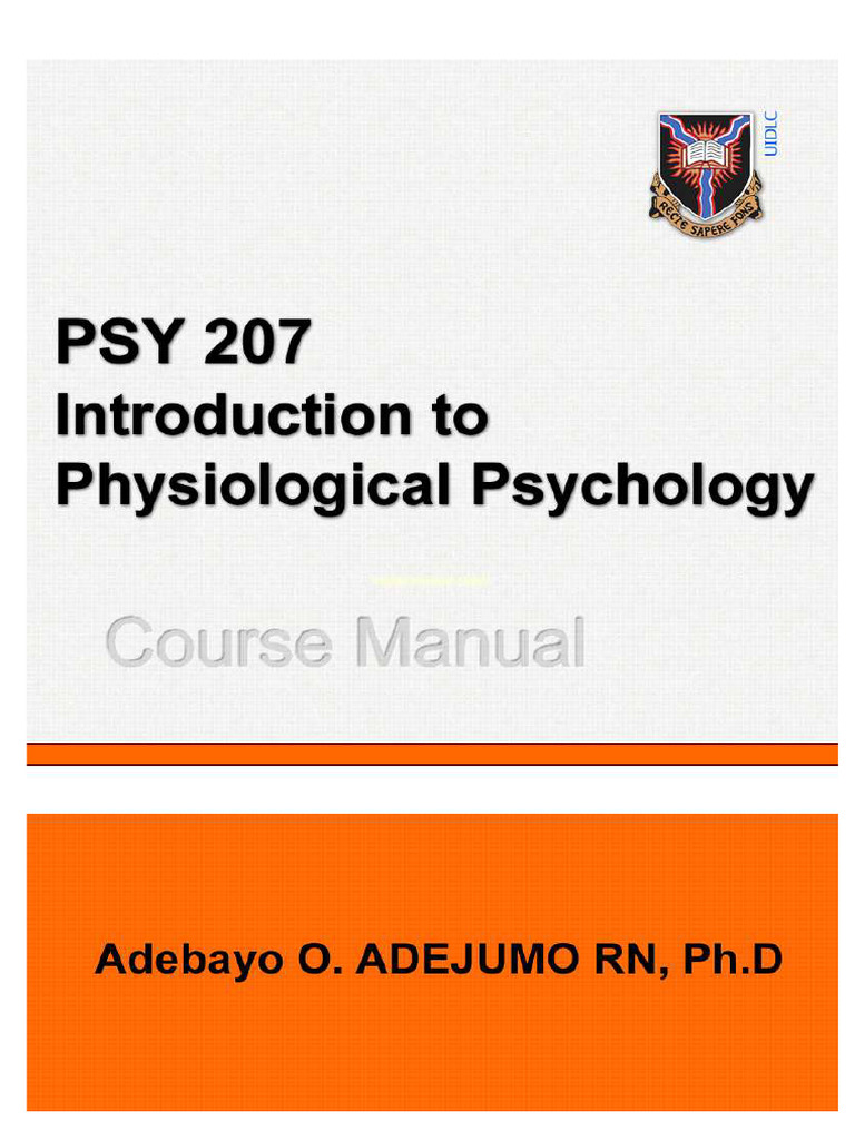 Psy 207 Pdf Schizophrenia Neurotransmitter