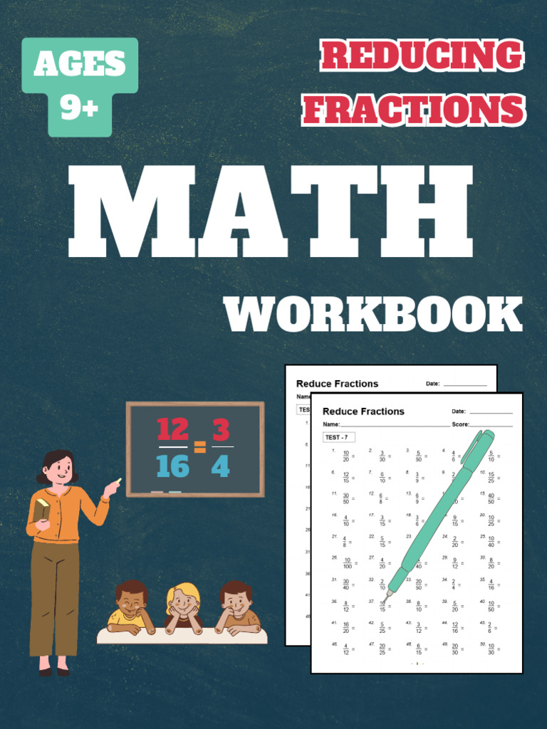 Reducing Fractions Workbook | PDF