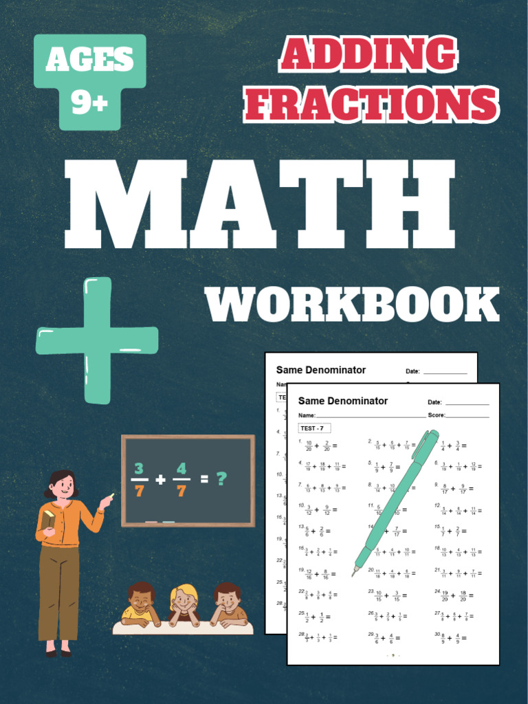 Adding Fractions Workbook | PDF