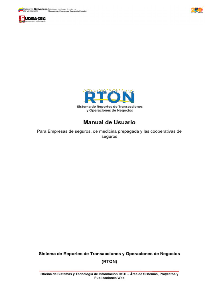Manual de Rton Actualizado 2022 | PDF