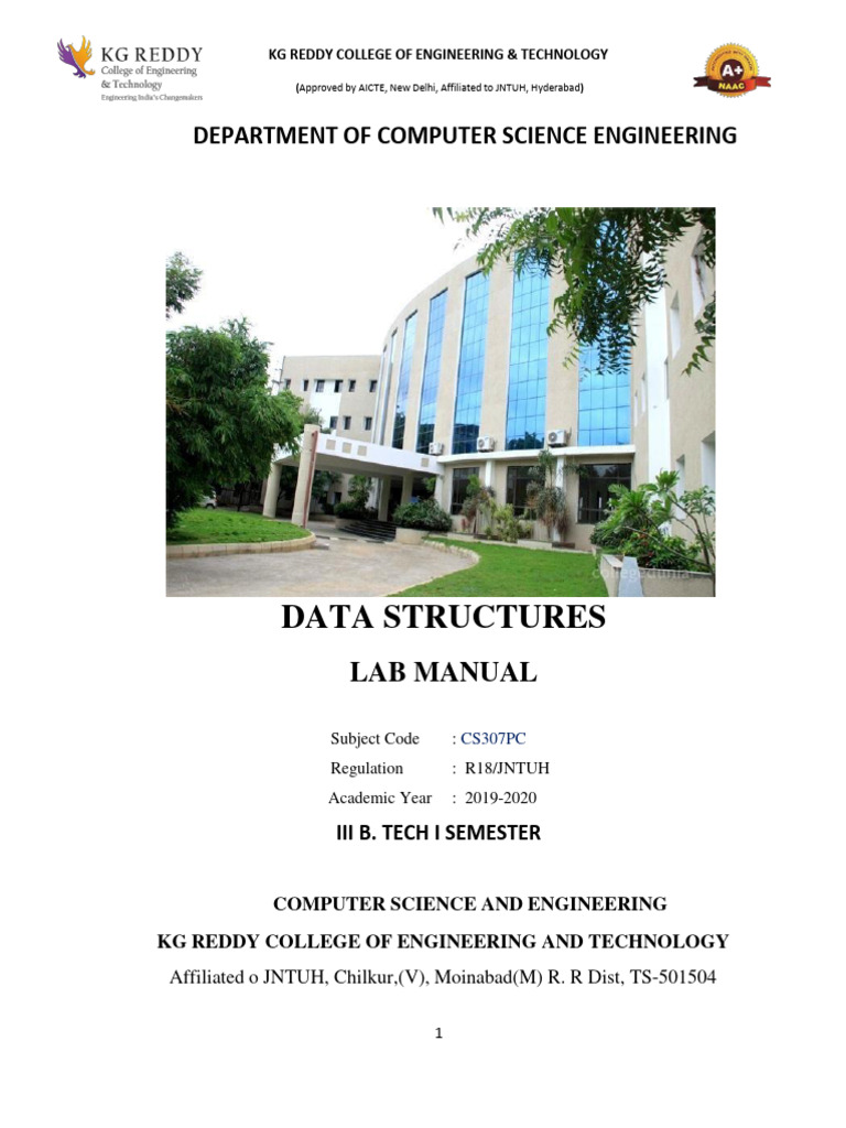 Ds Lab Manual | PDF Ds Lab Manual | PDF