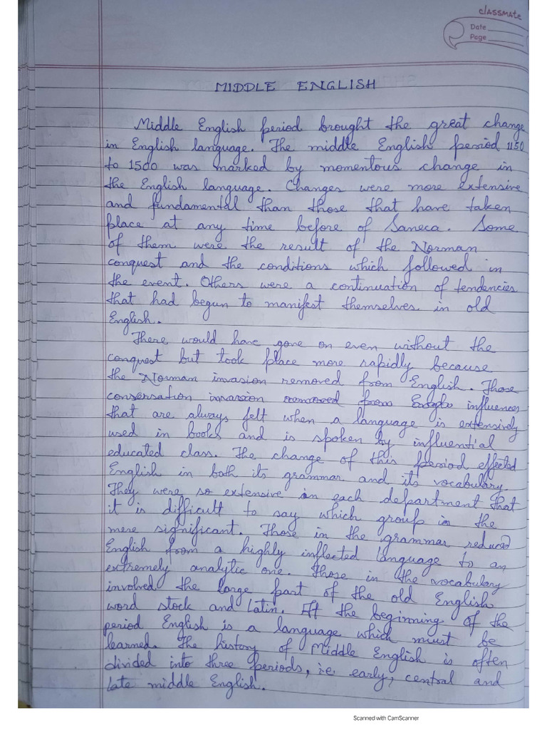 Middle English | PDF