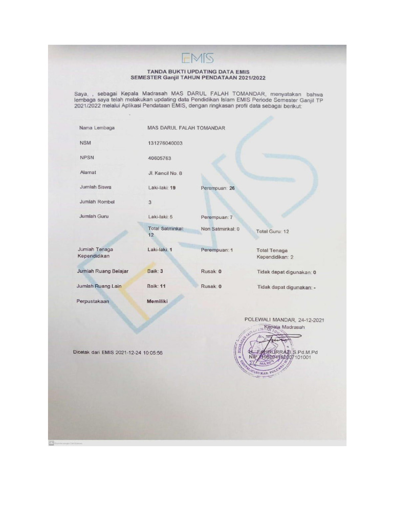 Ba Upload Emis | PDF