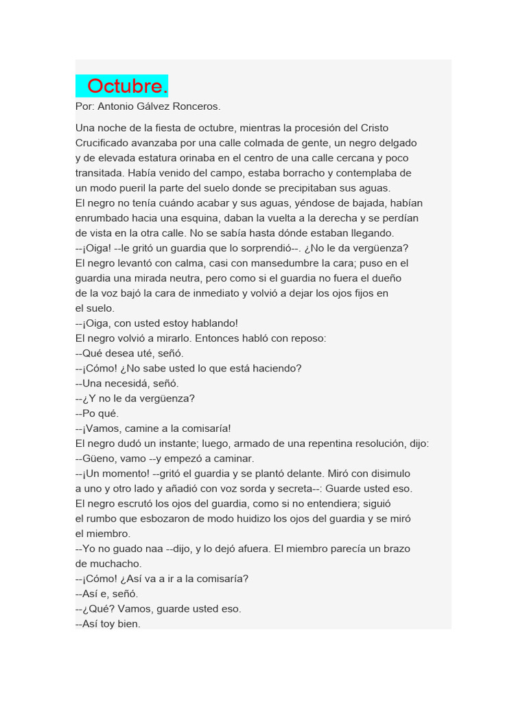 Analisis de Cuentos | PDF