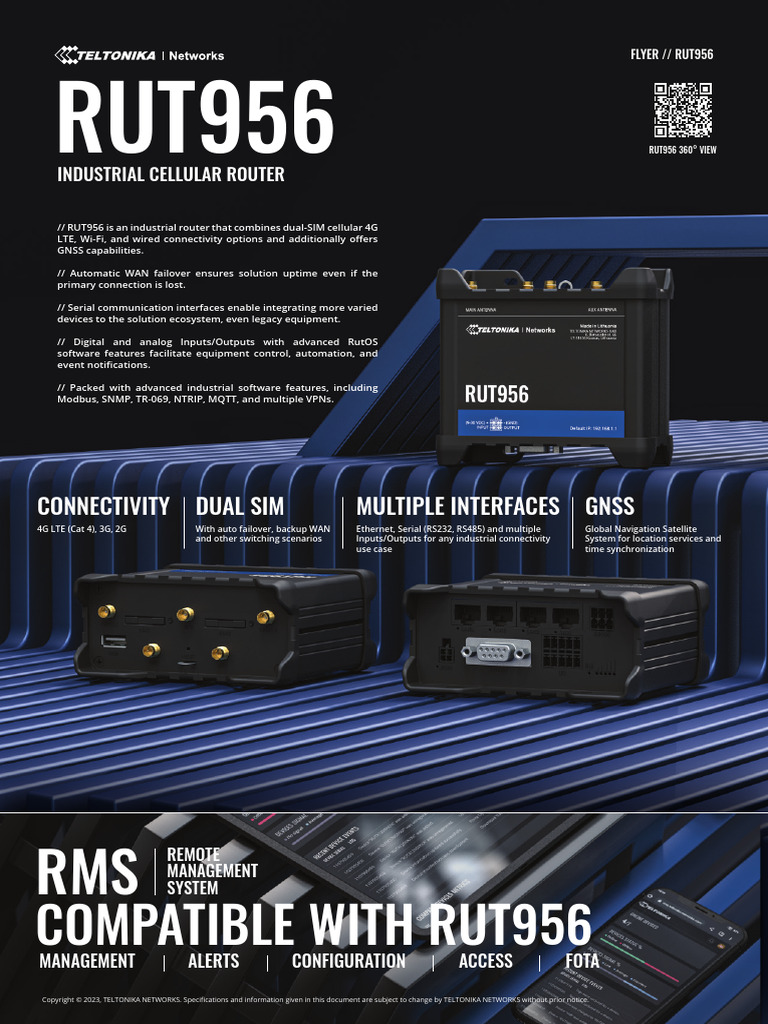 RUT956 Brochure | PDF