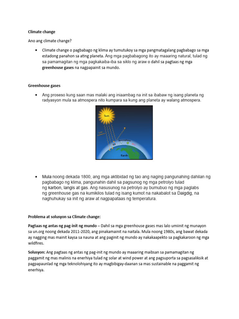 Climate Change | PDF