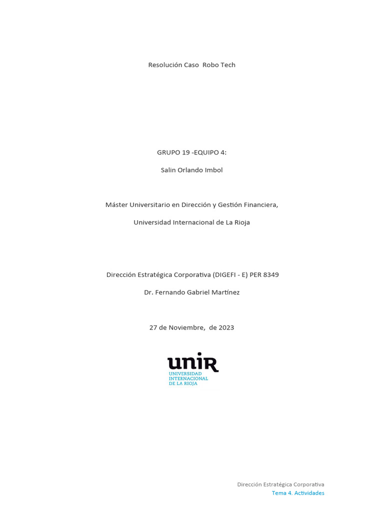 Robotech Equipo 4 Lote 19..-Salin Orlando Imbol | PDF | Negocios