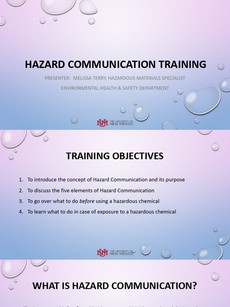 Hazcom | PDF