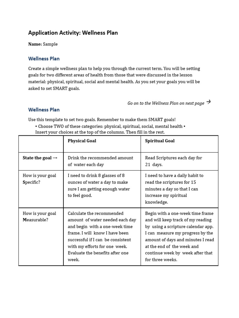 pc103 Document w03ApplicationActivity Sample-5 | PDF | Self-Improvement