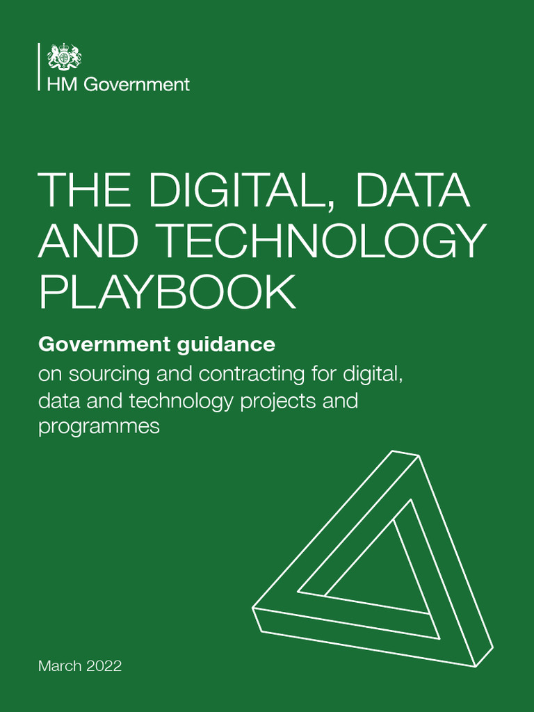 UK The Digital Data and Technology Playbook 1648736807 | PDF | Business