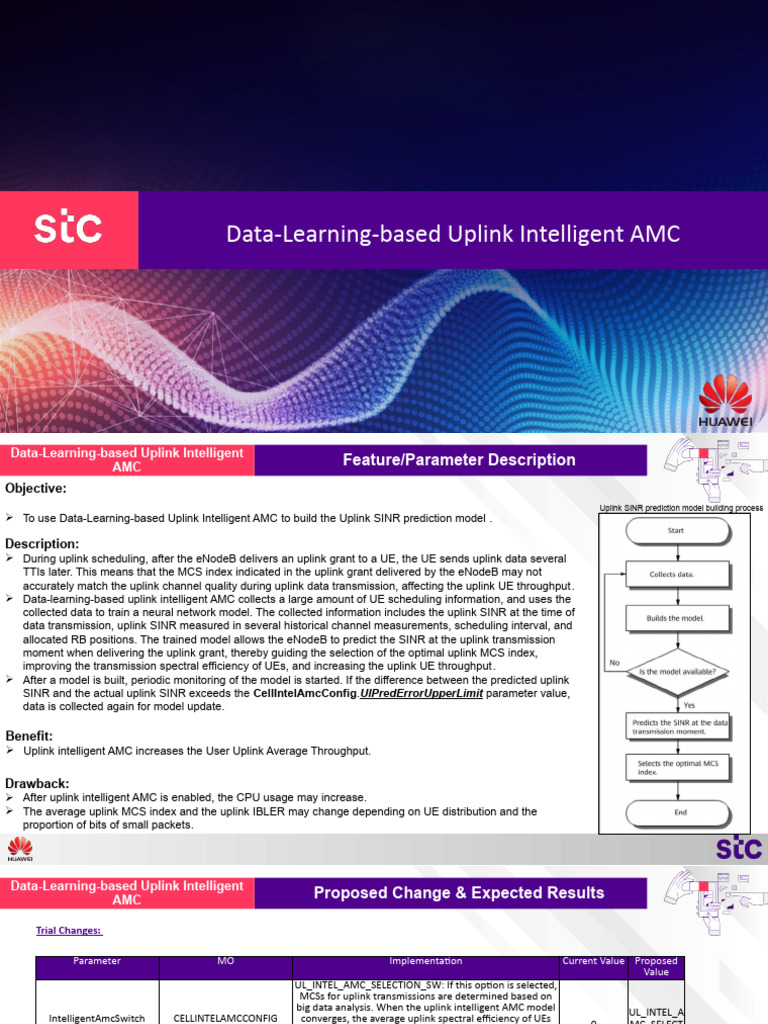 4G - Trial - Data-Learning-based Uplink Intelligent AMC | PDF | Science & Mathematics