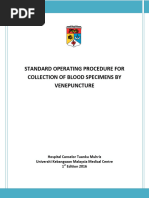 Blood Sample Collection SOP | PDF | Medical Specialties | Clinical Medicine