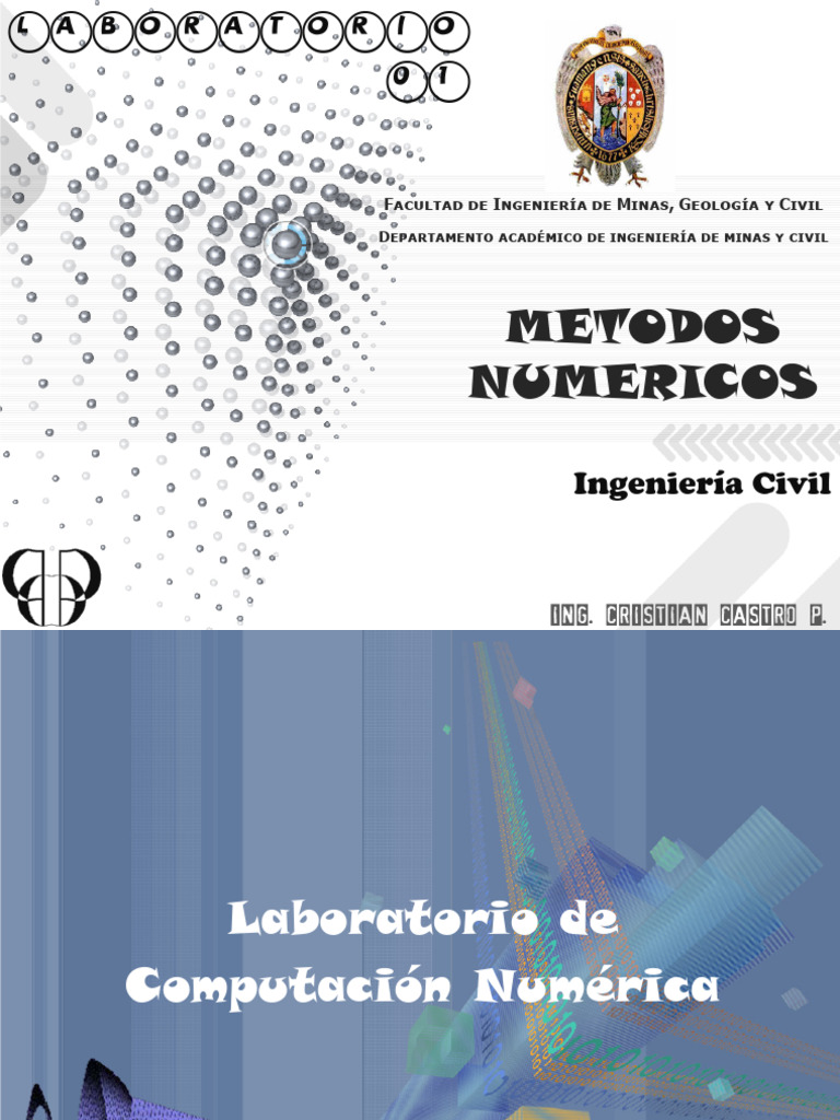 Laboratorio Metodos Numericos - UNSCH 01 | PDF