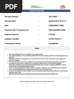 Aadhaar Enrolment Correction Form Version 2.1 | PDF | Identity Document | Document