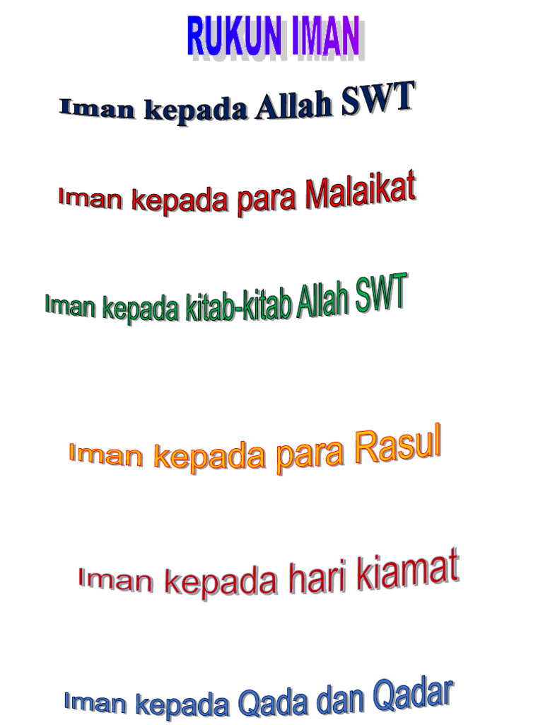 Rukun Iman | PDF