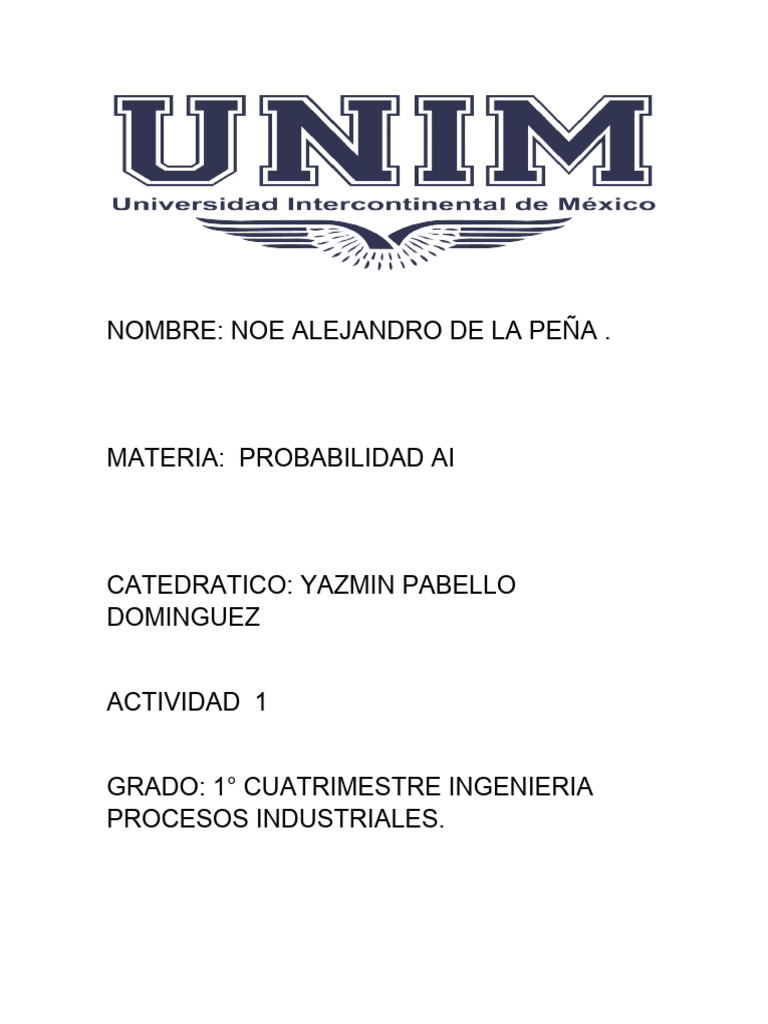 Actv 1 Princ Indutrial | PDF