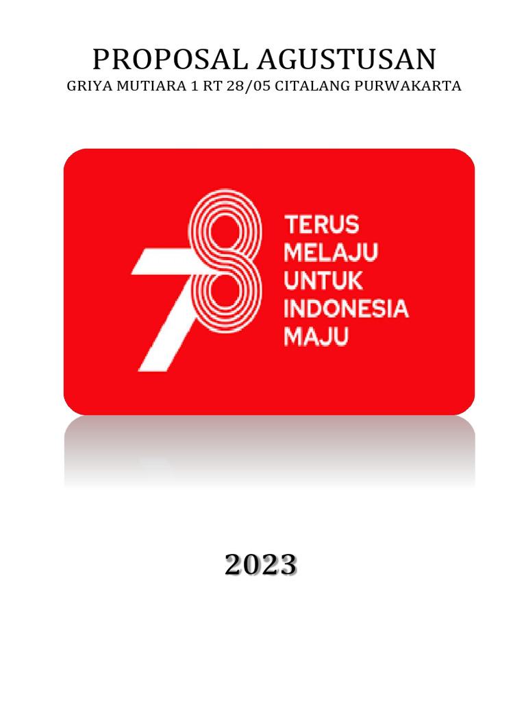 Proposal Agustusan Final 2023 | PDF