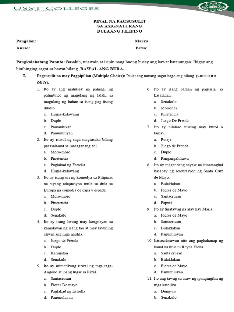 Pinal Sa Dulaan | PDF