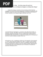 The Importance of Helping Others | PDF | Essays | Psychology