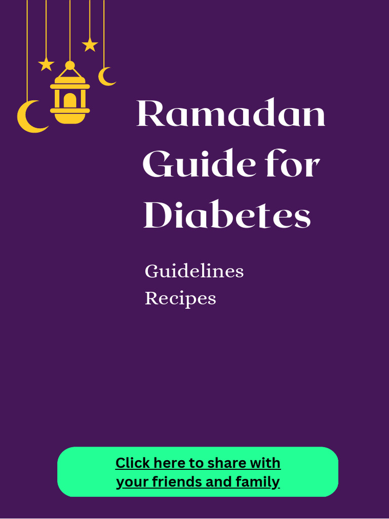 Ramadan Guide For Diabetes | PDF | Hyperglycemia | Hypoglycemia