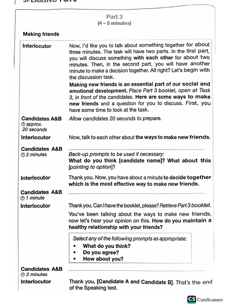 SPEAKING PART 3 SPM C | PDF