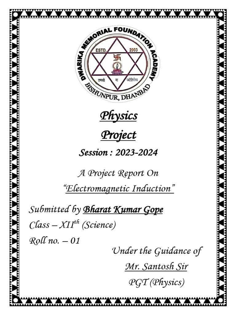 BKG Physics Project | PDF
