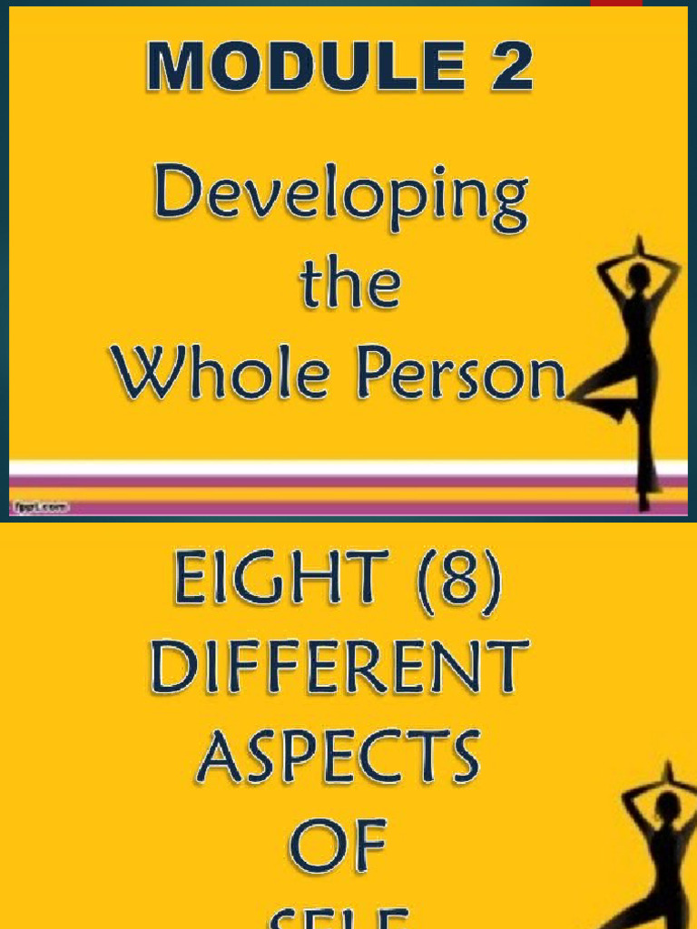 Developing A Whole Person | PDF | Self-Improvement | Science & Mathematics