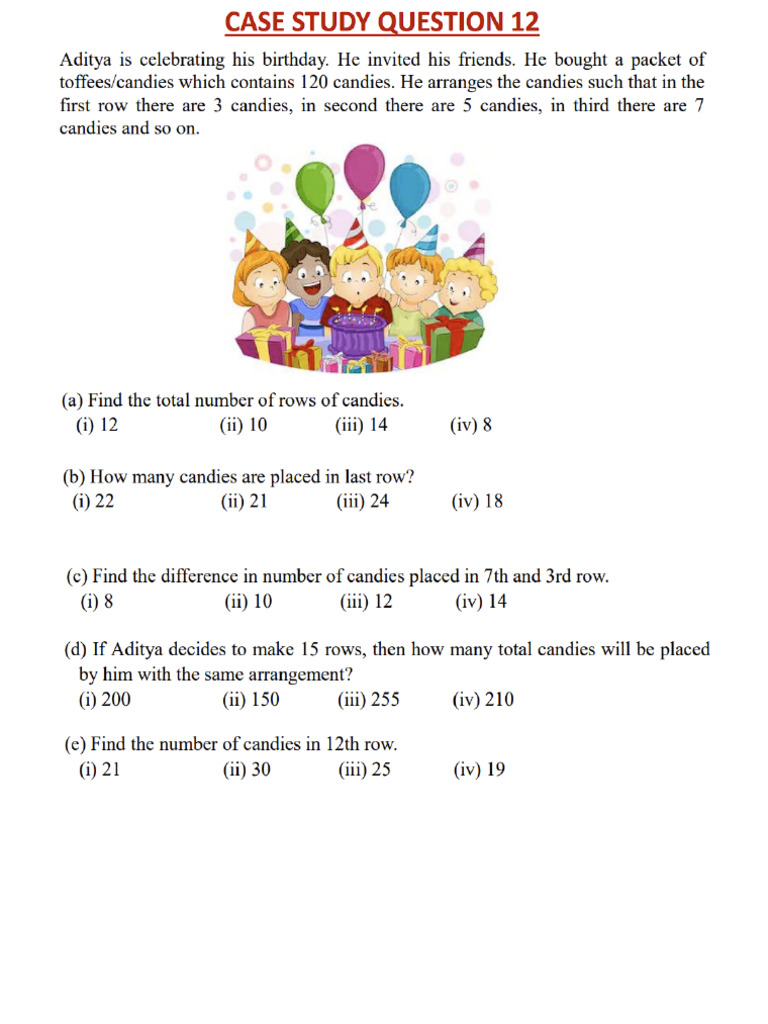 Case Study Question - 12 | PDF