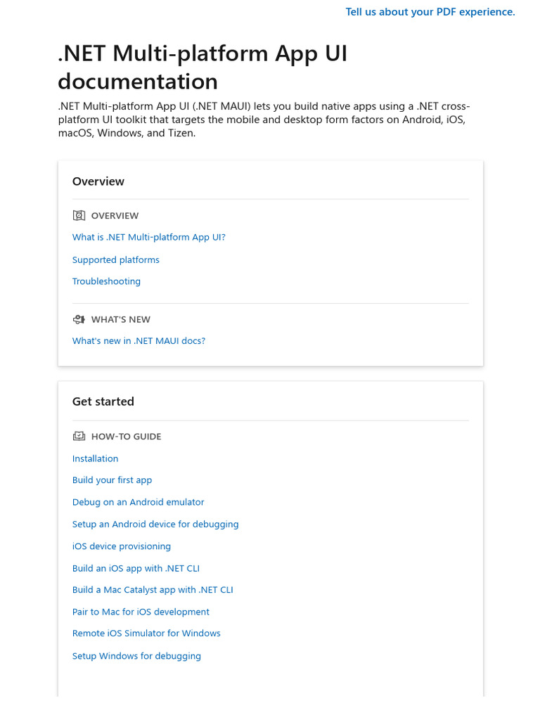 Dotnet Maui | PDF | Hyper V | Xamarin
