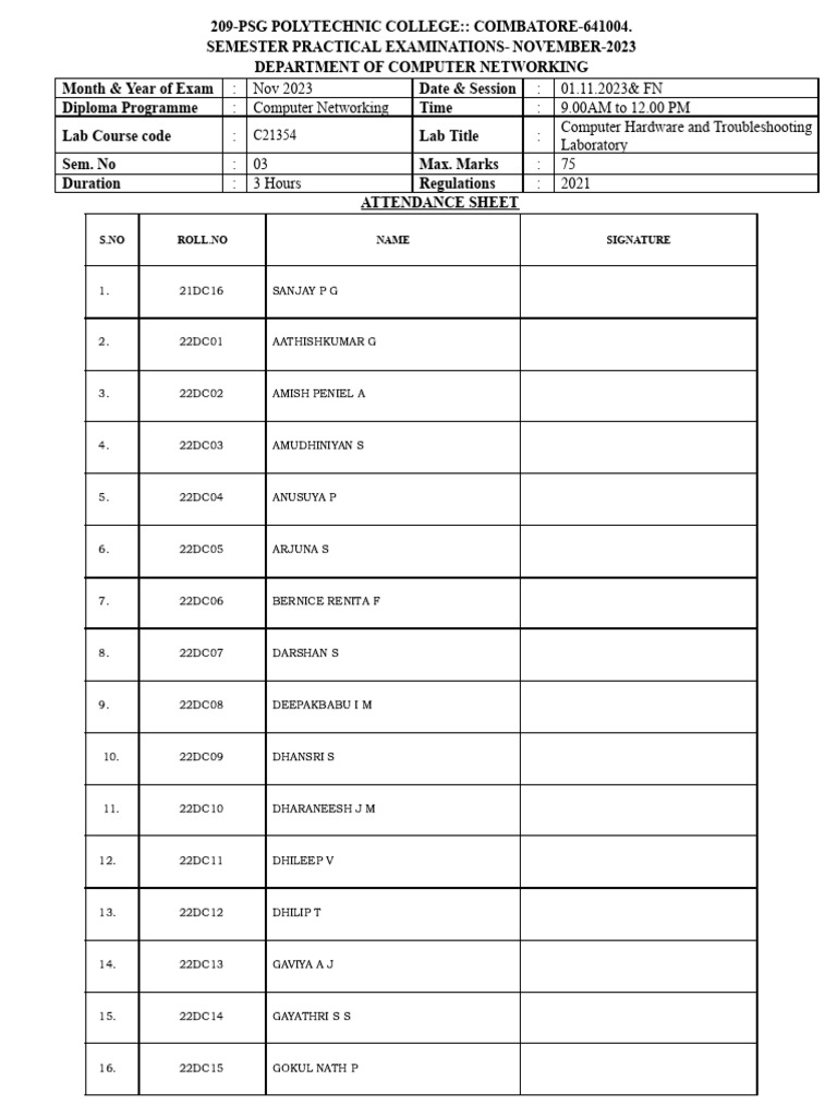 Computer Hardware and Troubleshooting Laboratory - Docx-1 | PDF